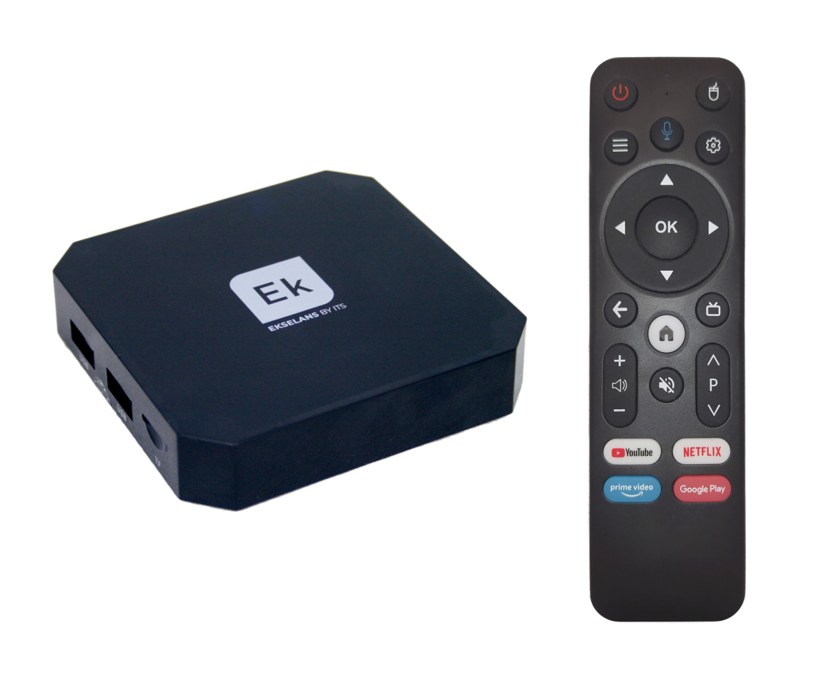 EKPlus Android DR-1 Tv Box - Set-Top Box DVB-S2-T2-IP - Net-Com.dk