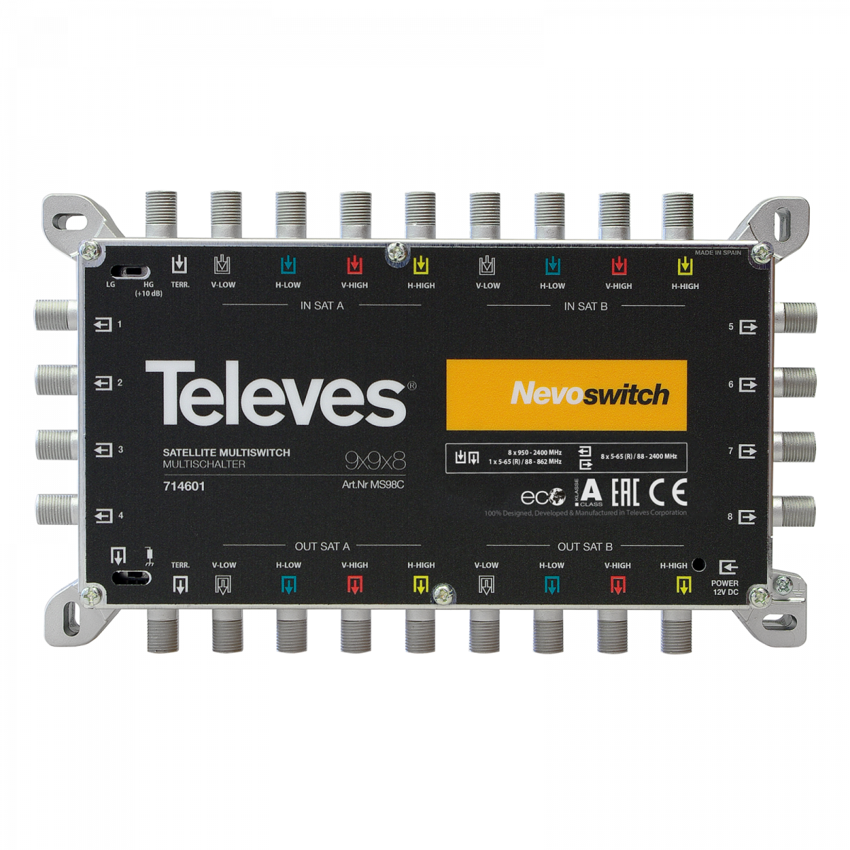 Televes Multiswitch 9/8 - Multiswitch - Net-Com ApS